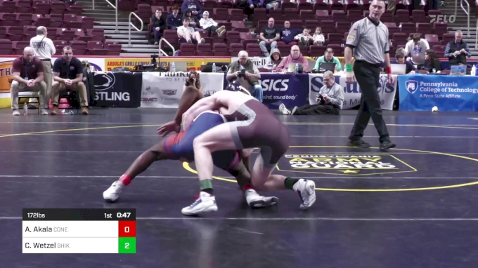 172 lbs Consi Of 8 #2 - Abdoul Akala, Conestoga Valley vs Connor Wetzel ...