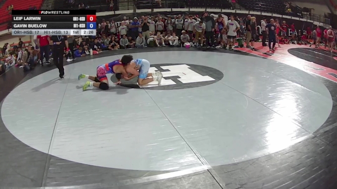 175 lbs Leif Larwin, Oregon 1 HS Boys vs Gavin Buelow, Hawaii 1 HS Boys