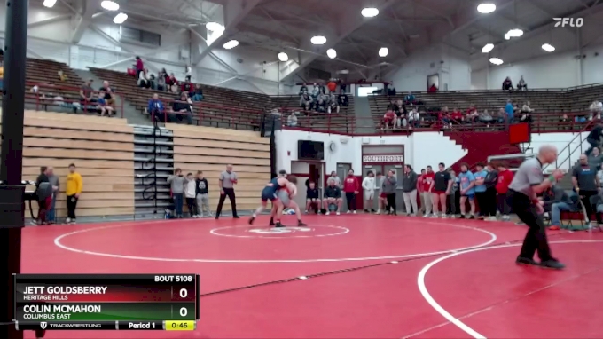 190 lbs Semifinal - Colin McMahon, Columbus East vs Jett Goldsberry ...