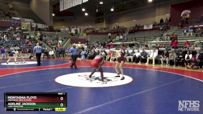 5A 115 lbs 3rd Place Match - Adeline Jackson, Lake Hamilton vs ...