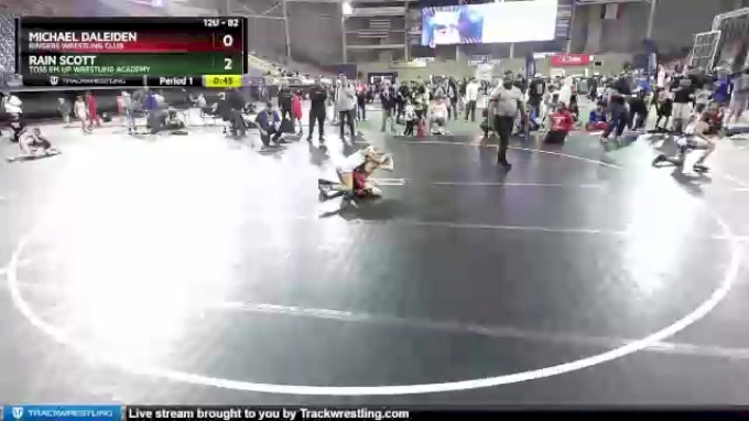 82 lbs Cons. Round 2 - Rain Scott, Toss Em Up Wrestling Academy vs ...