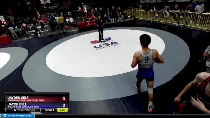 138 lbs Champ. Round 2 - Jayden Self, Manteca Cobras Wrestling Club vs ...