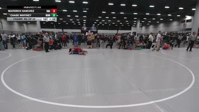 150 lbs Champ. Rd Of 32 - Chase Whitney, Minnesota vs Maverick Sanchez ...