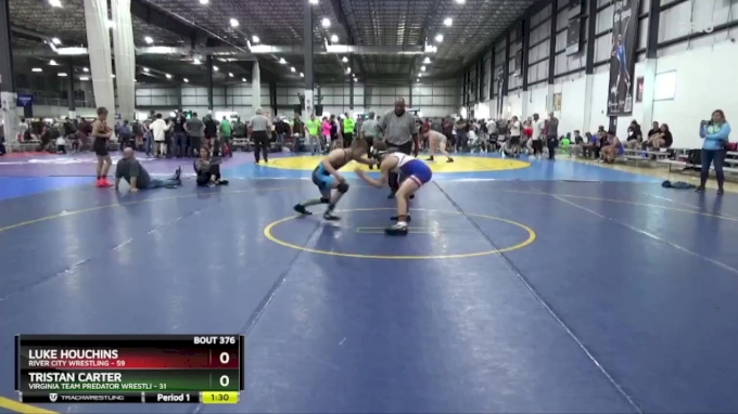 106 lbs Champ. Round 3 - Luke Houchins, River City Wrestling vs Tristan ...