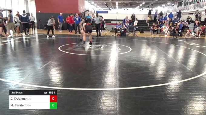 120 lbs 3rd Place - Cooper Xayabouth-Jones, Climmons Trained/AWC vs ...