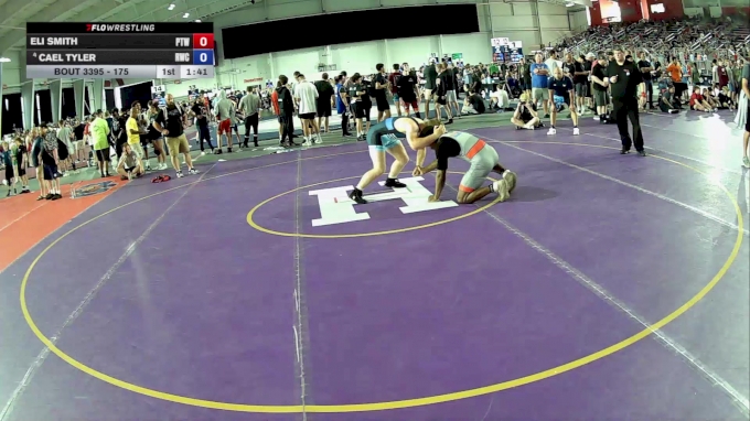 175 lbs Champ. Round 2 - Eli Smith, Patton Trained WC vs Cael Tyler ...