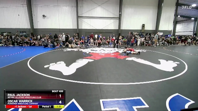71 lbs Quarterfinal - Paul Jackson, Bethel AllStars Wrestling Club vs ...