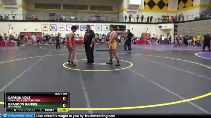 182 lbs Champ. Round 1 - Carson Volz, Indian Creek Wrestling Club vs ...