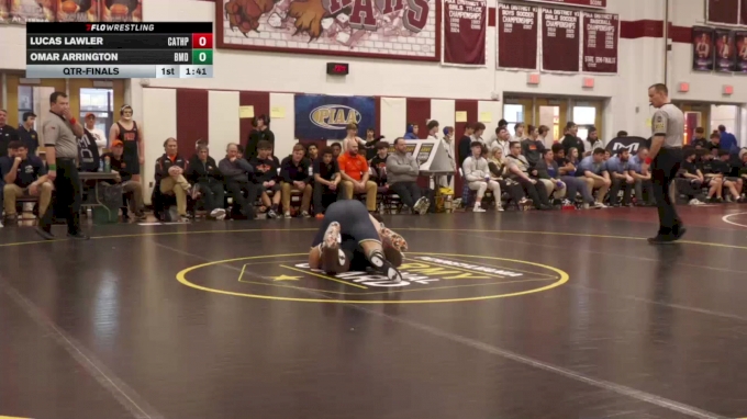215 lbs Qtr-finals - Omar Arrington, Bishop McDevitt vs Lucas Lawler ...