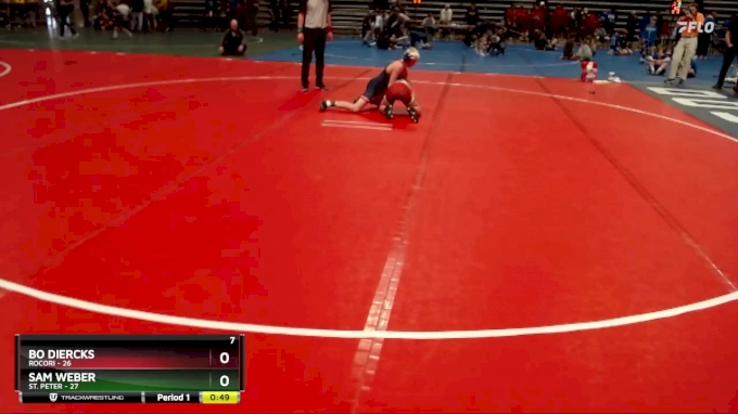 115 lbs Semis & 1st Wrestleback (8 Team) - Sam Weber, St. Peter vs Bo ...