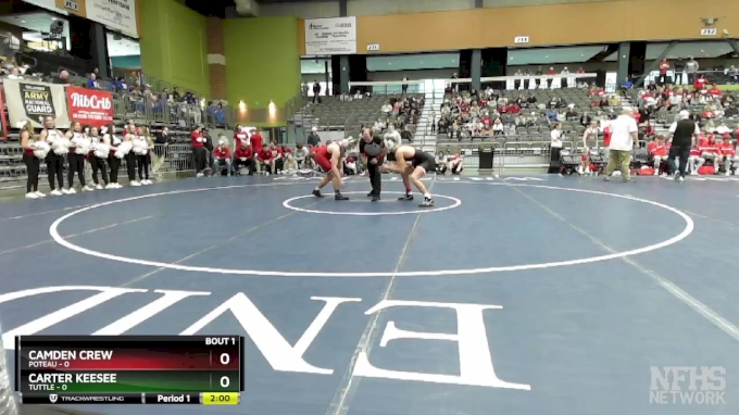 165 lbs Quarterfinals (8 Team) - Carter Keesee, TUTTLE vs Camden Crew ...