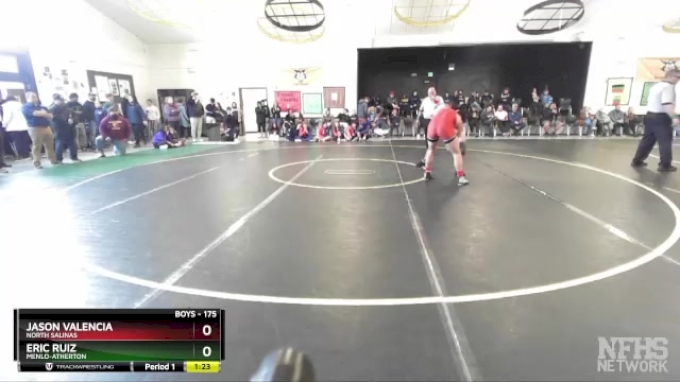 175 lbs Quarterfinal - Jason Valencia, North Salinas vs Eric Ruiz ...