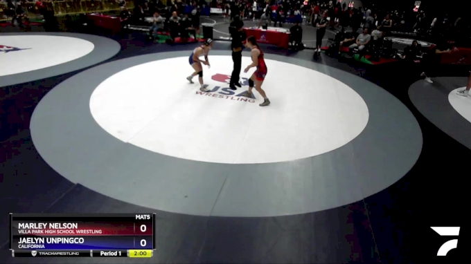 148 lbs Champ. Round 1 - Marley Nelson, Villa Park High School ...