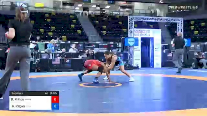 57 kg 3rd Place - Deanna Prince, Panhandle Wrestling Club vs Alli Ragan ...