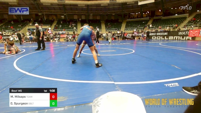 125 lbs Final - Mason Milsaps, Team Texas vs Gage Spurgeon, Sebolt ...
