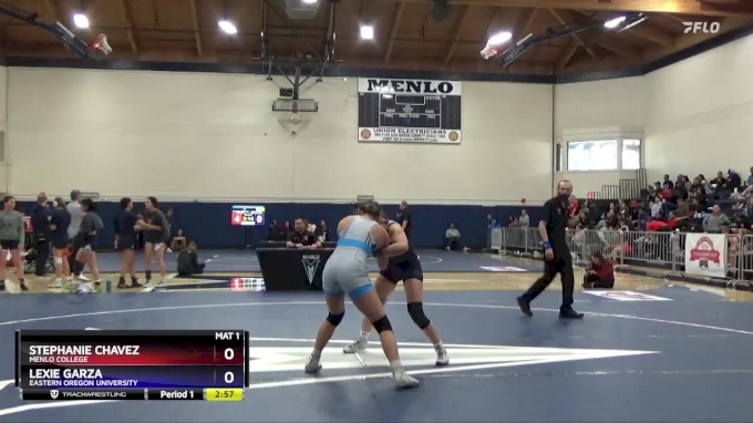 136 lbs Quarterfinal - Stephanie Chavez, Menlo College vs Lexie Garza ...