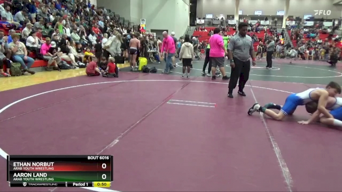 105 lbs Cons. Semi - Aaron Land, Arab Youth Wrestling vs Ethan Norbut ...