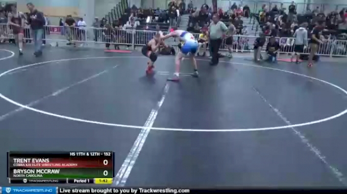 152 lbs Champ. Round 2 - Bryson Mccraw, North Carolina vs Trent Evans ...