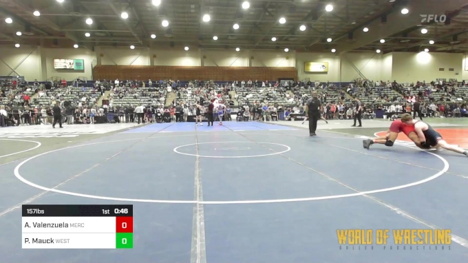 157 lbs Consi Of 16 #1 - Angel Valenzuela, Merced Bears WC vs Philemon ...