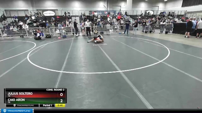 120 lbs Cons. Round 2 - Julius Soltero, TX vs Caio Aron, TX