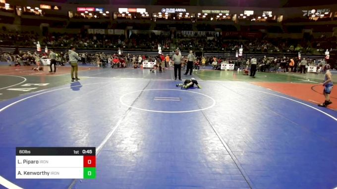 60 lbs Consi Of 16 #2 - Logan Piparo, Iron Horse vs Andryk Kenworthy ...