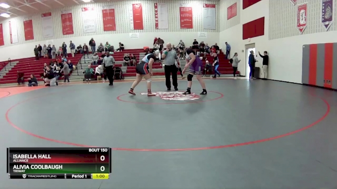 190 lbs 3rd Place Match - Isabella Hall, Alliance vs Alivia Coolbaugh ...