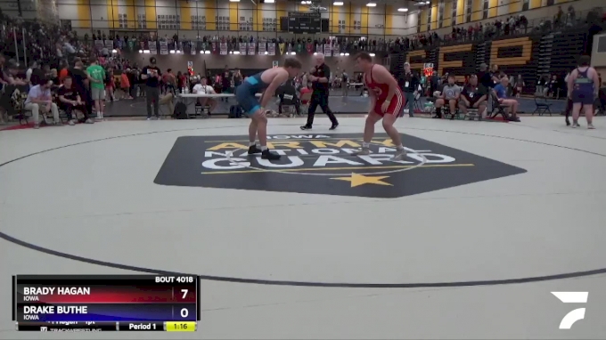 285 lbs Round 1 - Brady Hagan, Iowa vs Drake Buthe, Iowa