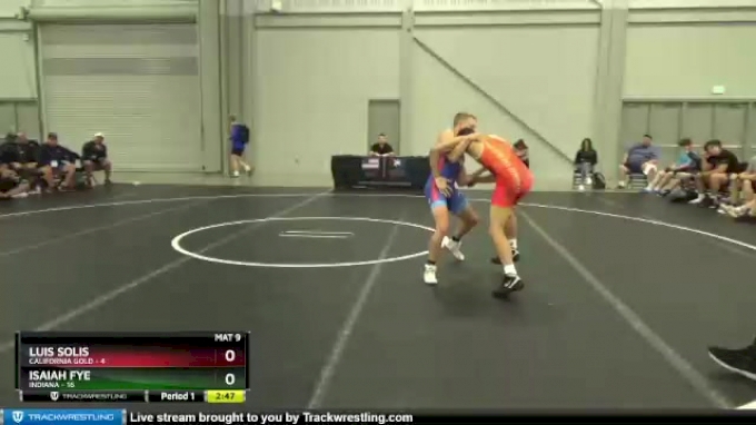 120 lbs Round 1 (8 Team) - Luis Solis, California Gold vs Isaiah Fye ...