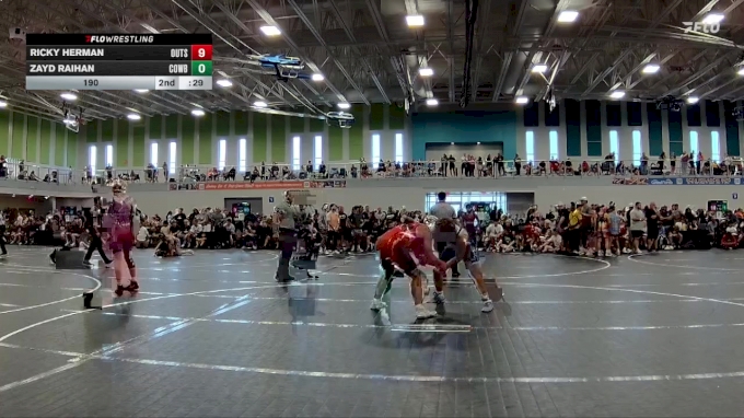 215 lbs Round 1 (6 Team) - Nick Boselli, Cowboy WC vs Caleb Gaskin, The ...