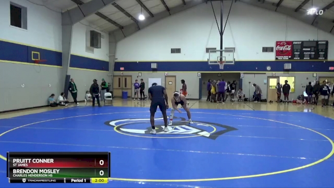 177 lbs Quarterfinal - Brendon Mosley, Charles Henderson HS vs Pruitt ...