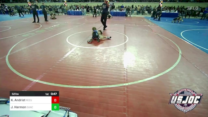 52 lbs Final - Keo Andrist, ReZults Wrestling vs Jaycie Harmon, Duncan ...