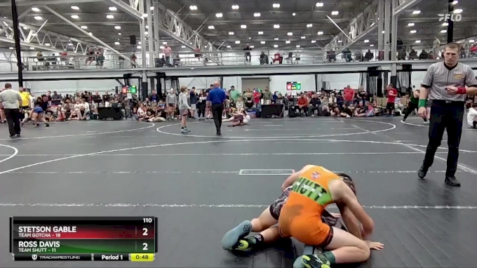 110 lbs Round 4 (6 Team) - Stetson Gable, Team Gotcha vs Ross Davis ...