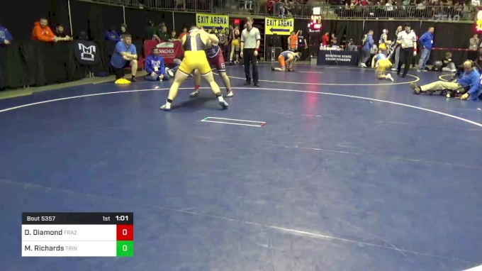 220 lbs Round Of 16 - Derek Diamond, Frazier vs Matthew Richards, Trinity