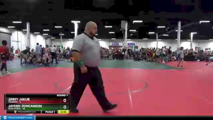 130 lbs Round 7 (8 Team) - Jayden Duncanson, Iron Horse vs Jimmy Jakub ...