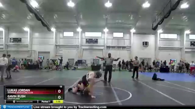 120 lbs Round 2 - Gavin Rush, Unattached vs Lukas Jordan, Warrior ...