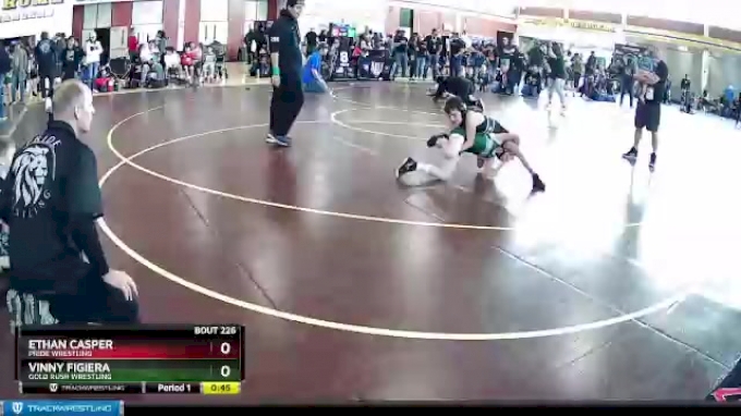 72 lbs Round 2 - Vinny Figiera, Gold Rush Wrestling vs Ethan Casper ...