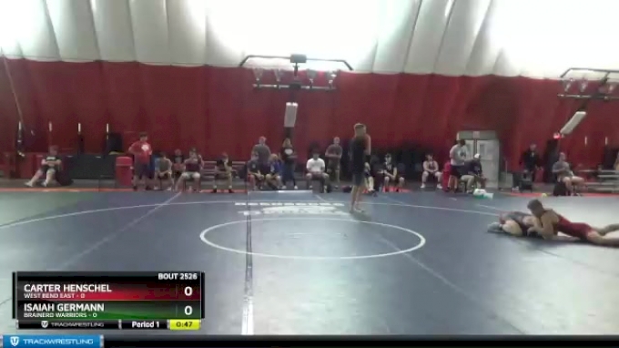 142-143 A Round 3 - Carter Henschel, West Bend East vs Isaiah Germann ...