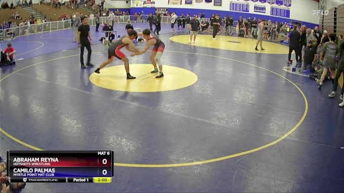 150 lbs 2nd Place Match - Abraham Reyna, HotShots Wrestling vs Camilo ...