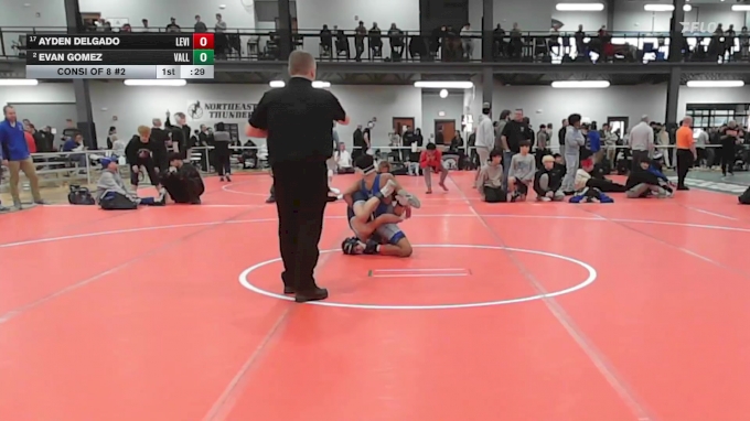 103 lbs Consi Of 8 #2 - Ayden Delgado, Levitttown Division vs Evan ...