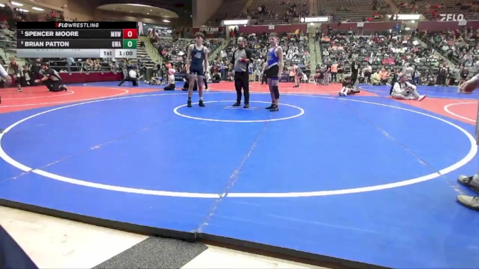 152 lbs Quarterfinal - Spencer Moore, Mighty Bluebirds Wrestling vs ...
