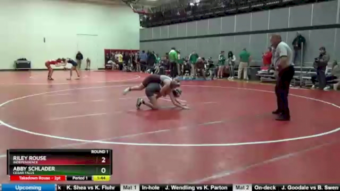 Round 1 - Riley Rouse, Independence vs Abby Schlader, Cedar Falls