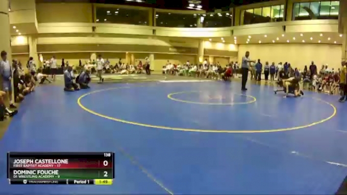 138 lbs Round 9 (10 Team) - Joseph Castellone, First Baptist Academy vs ...
