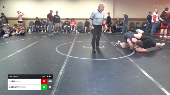220 lbs Rr Rnd 1 - John Gill, Steller Trained Pyke Syndicate HS vs Jake ...