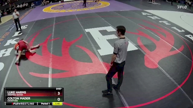 Champ. Round 1 - Luke Harms, Weeping Water vs Colton Mader, Crawford