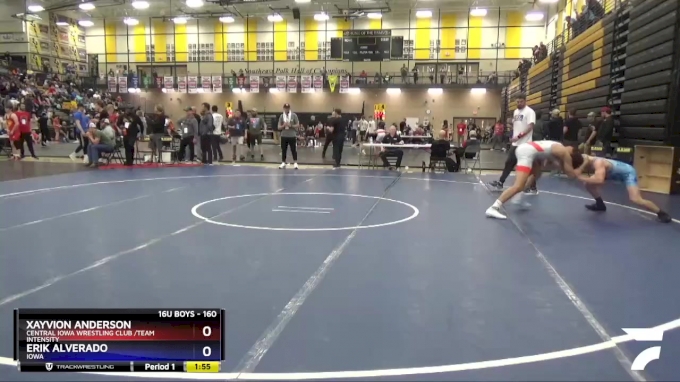 160 lbs Quarterfinal - Xayvion Anderson, Central Iowa Wrestling Club ...