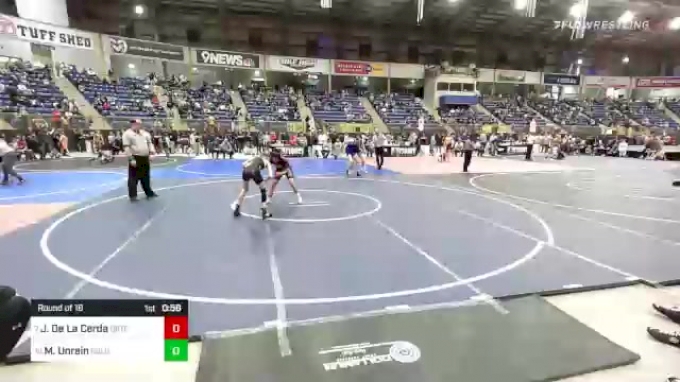 100 lbs Round Of 16 - Jeremiah De La Cerda, Ortega Middle School vs Max ...