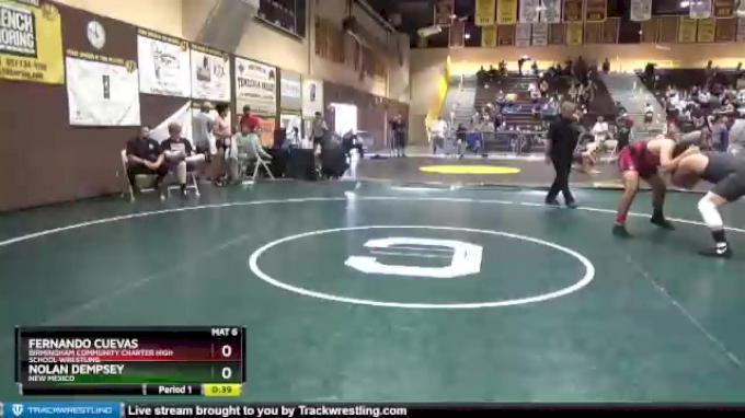 220 lbs Cons. Semi - Nolan Dempsey, New Mexico vs Fernando Cuevas ...