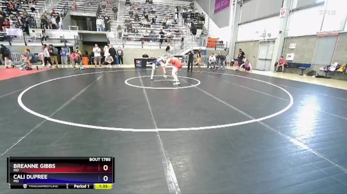 69 lbs 7th Place Match - Breanne Gibbs, MO vs Cali Dupree, MO