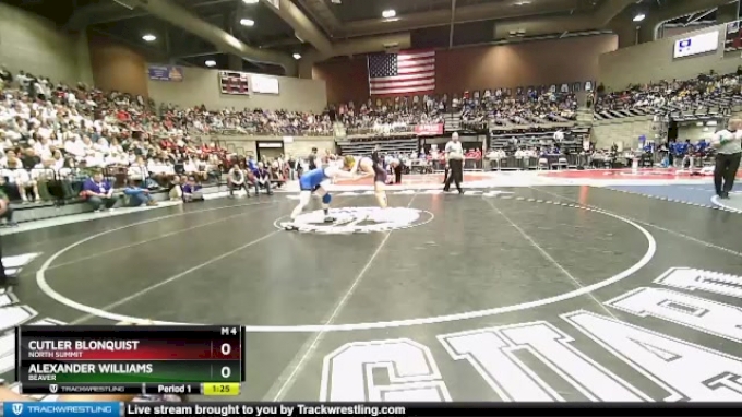 2A 157 lbs Semifinal - Cutler Blonquist, North Summit vs Alexander ...