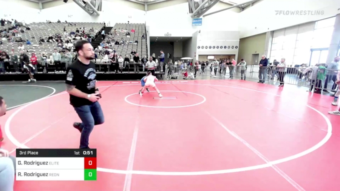 96-M lbs 3rd Place - Gavin Rodriguez, Elite Wrestling vs Ryan Rodriguez ...
